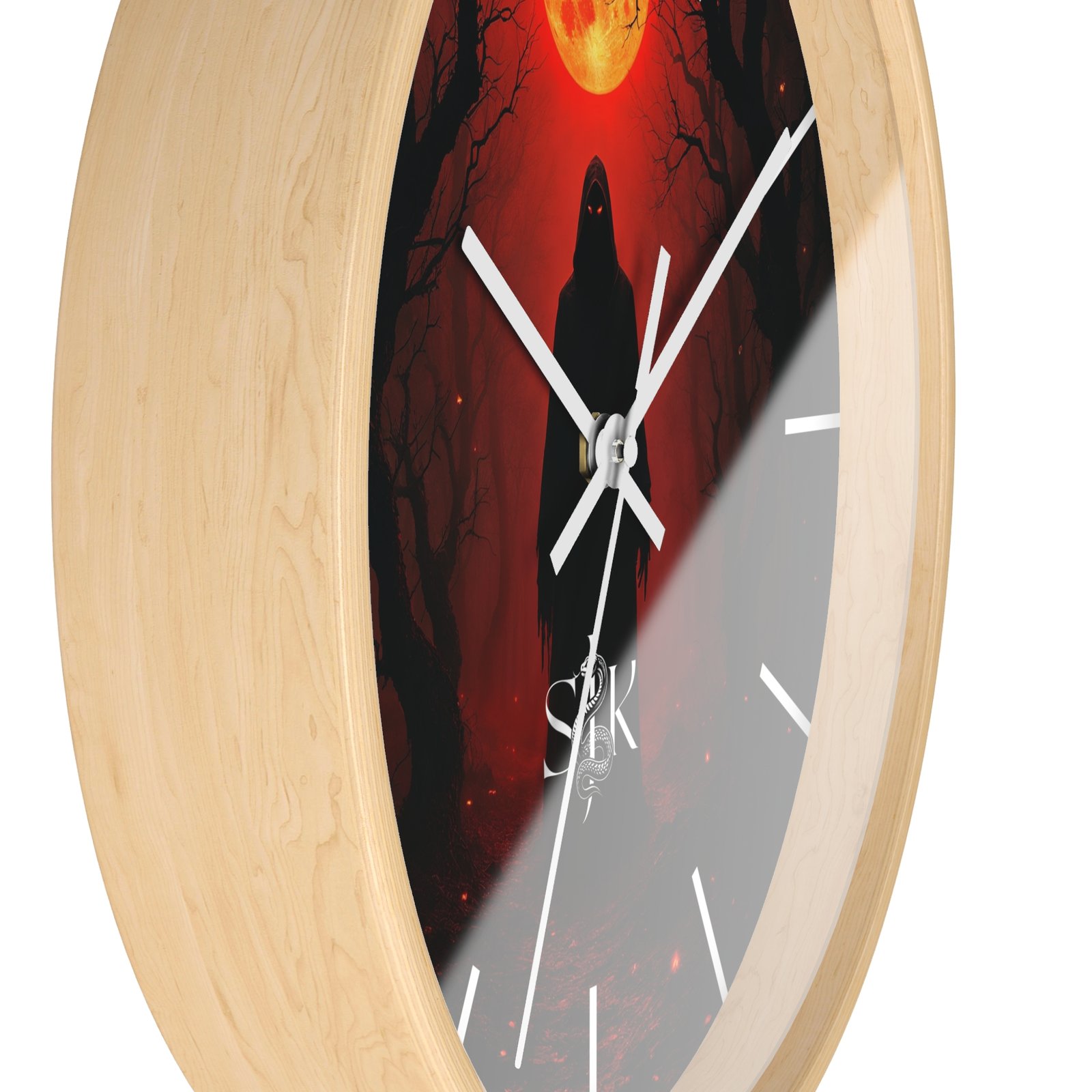 The Crimson Hour Wall Clock | Spooky Home Decor – Samantha J Khan